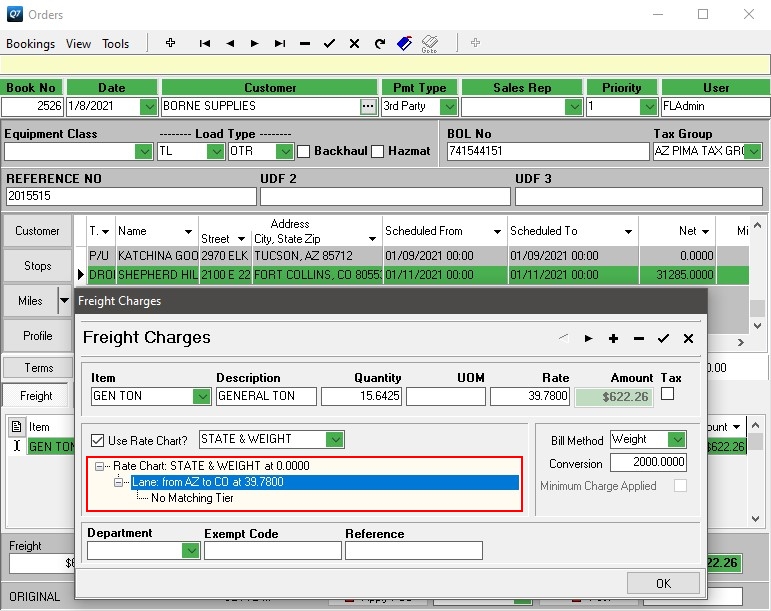 Q7 TIPS & TRICKS – BILLING CHARGES : Frontline Q7: Trucking Accounting ...
